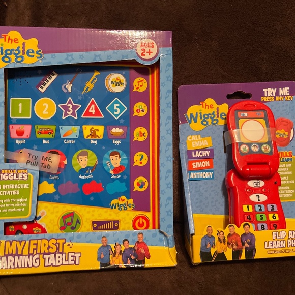 Jasnor Wiggles | Toys | Wiggles Learning Tablet And Phone | Poshmark